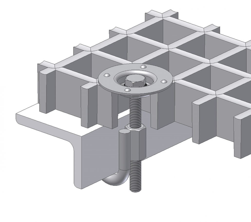 Rooster toebehorenBevestigingsmateriaal en stelpoten voor GVK roosters ...